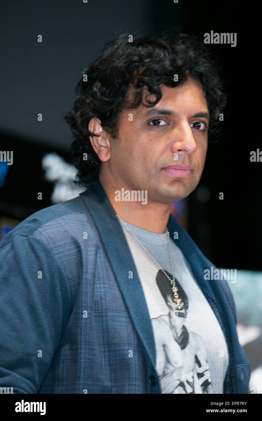 Tokyo, Japan. 21st May, 2015. Director M. Night Shyamalan attends the ...