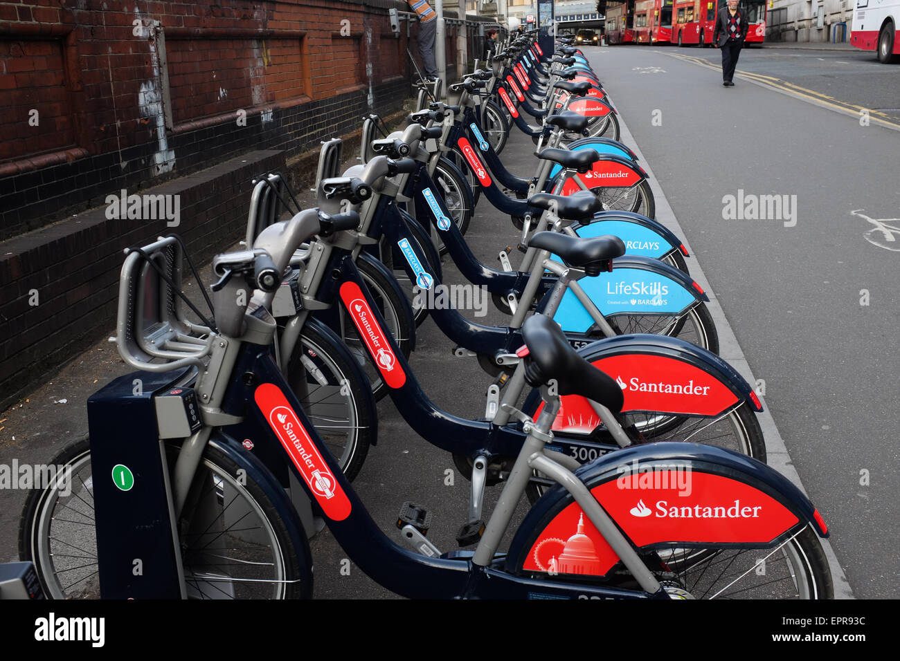'Boris bikes' in London, England Stock Photo - Alamy