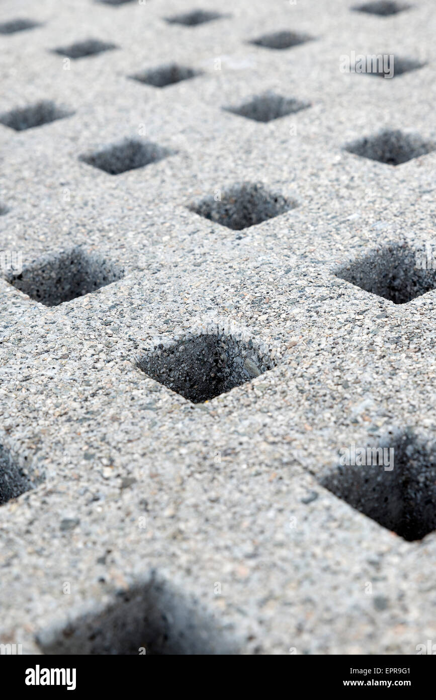 Perforated concrete hi-res stock photography and images - Alamy
