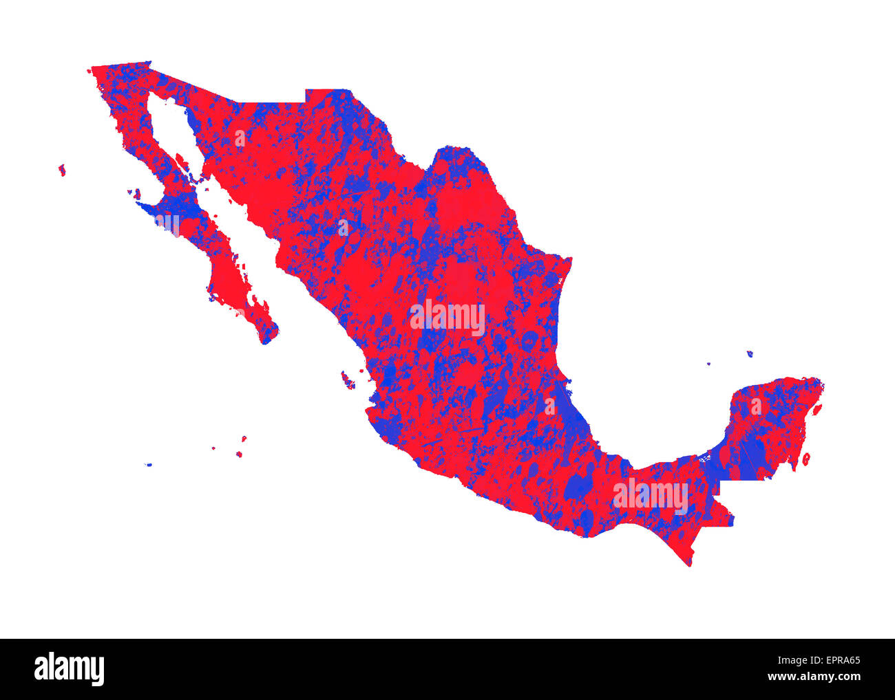 Mexico in watercolor hi-res stock photography and images - Alamy