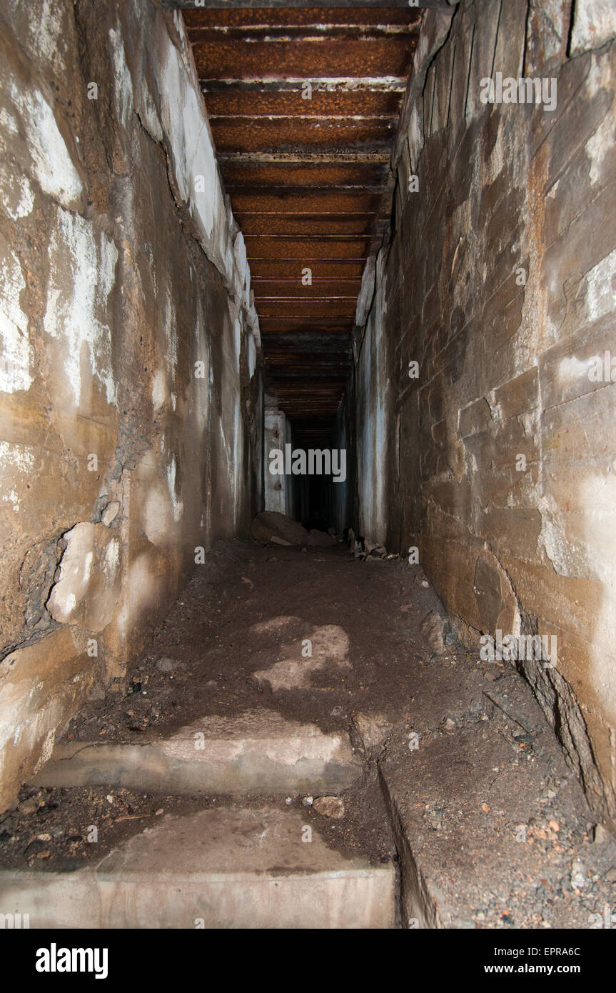 Interior of Martin Bormann bunker, Wolfsschanze, Hitler's Wolf's Lair ...