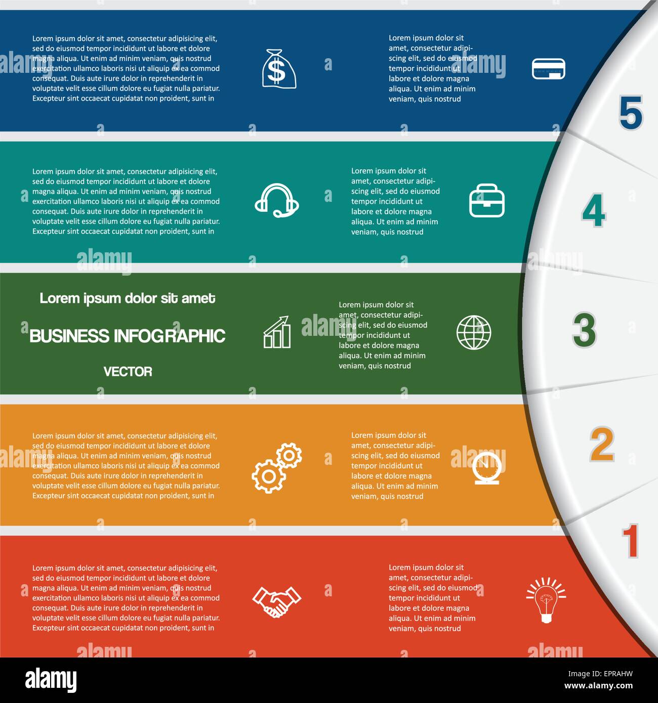 Vector illustration infographic for success business project and other ...