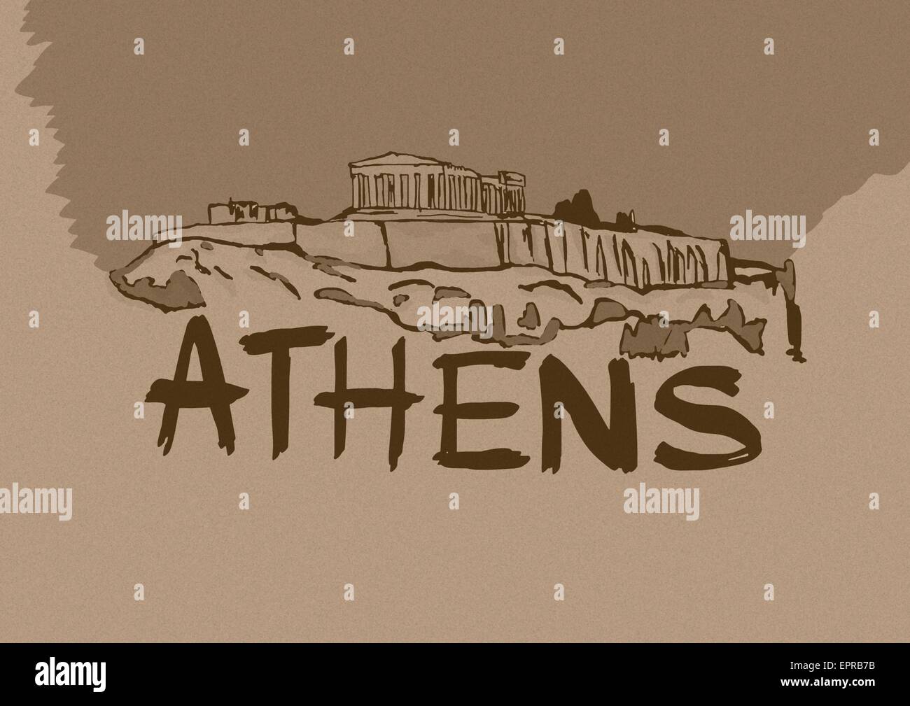 Ancient greeks cartoon hi-res stock photography and images - Alamy