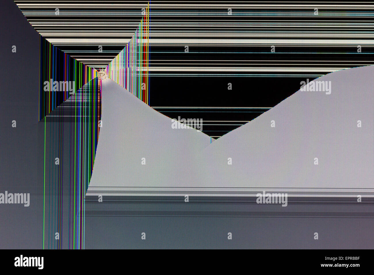 Broken Tv Screen Wallpaper Hd