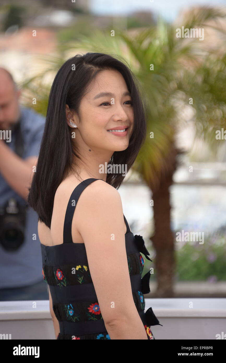 May 14, 2015 - Cannes, France - CANNES, FRANCE - MAY 21: Zhou Yun ...