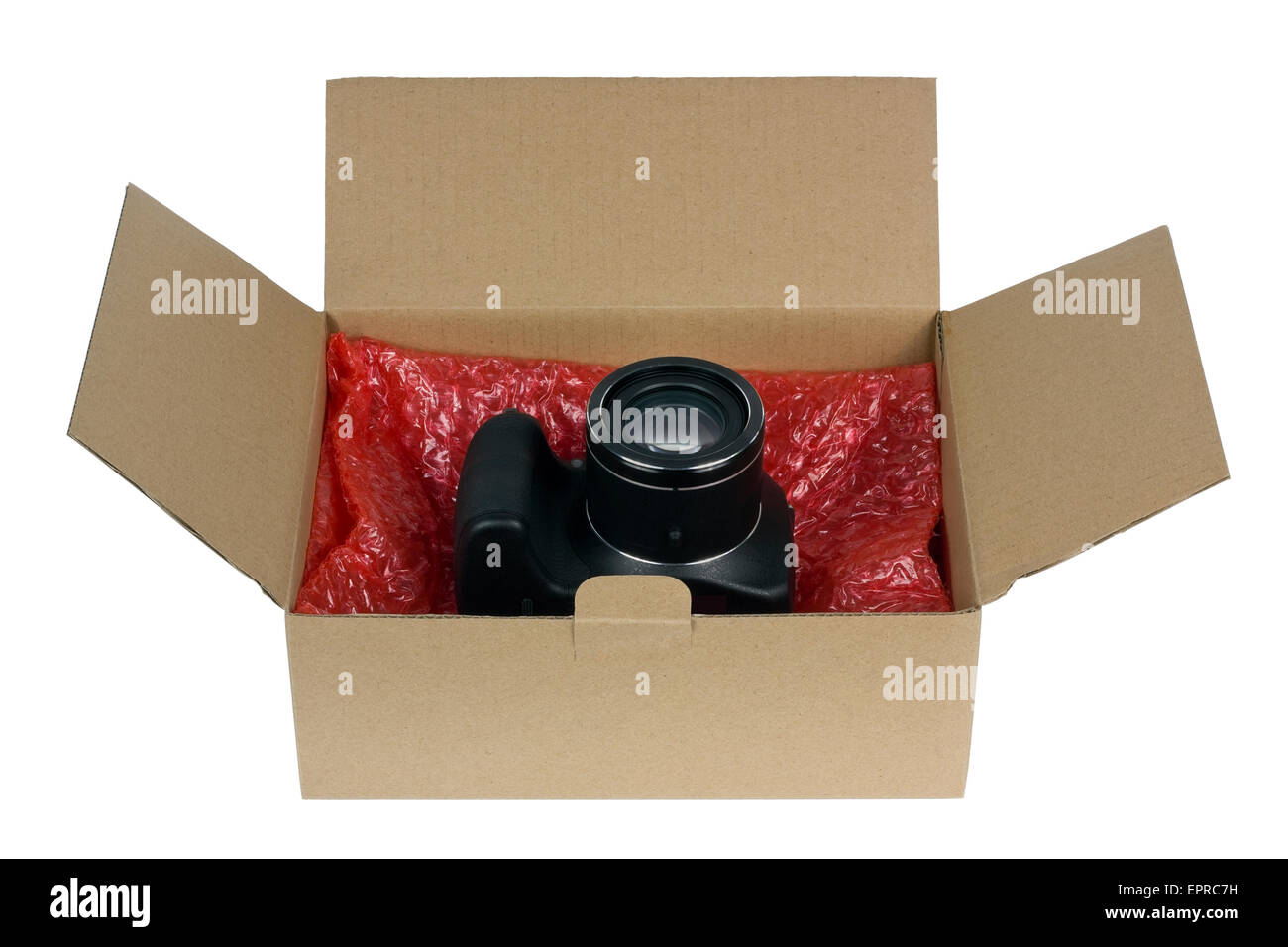 Reliable and safe packing for your camera. The concept of the correct ...