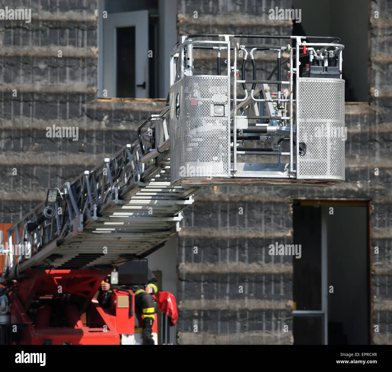Firetruck in firehouse hi-res stock photography and images - Alamy