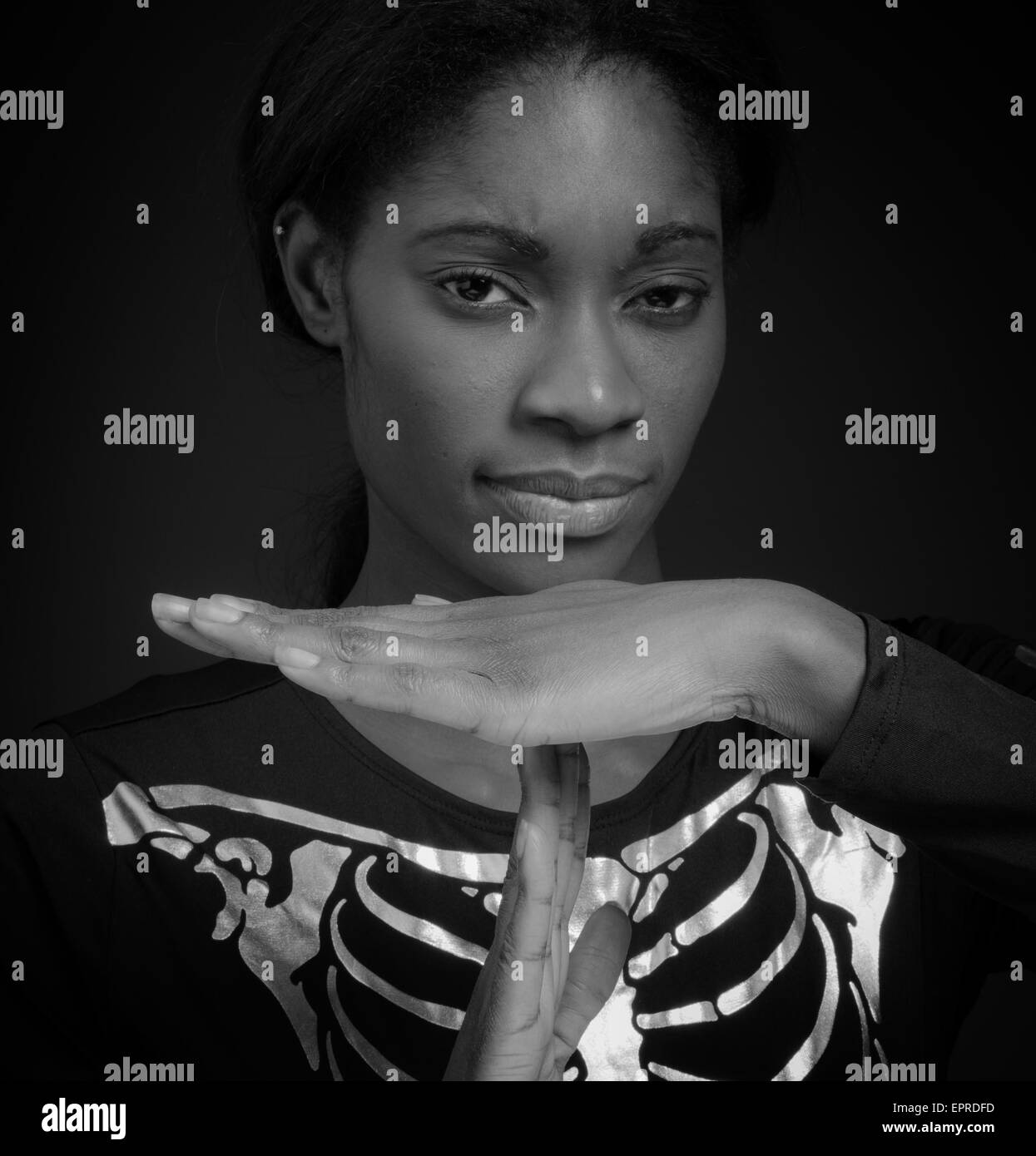 Model isolated need a break Stock Photo - Alamy