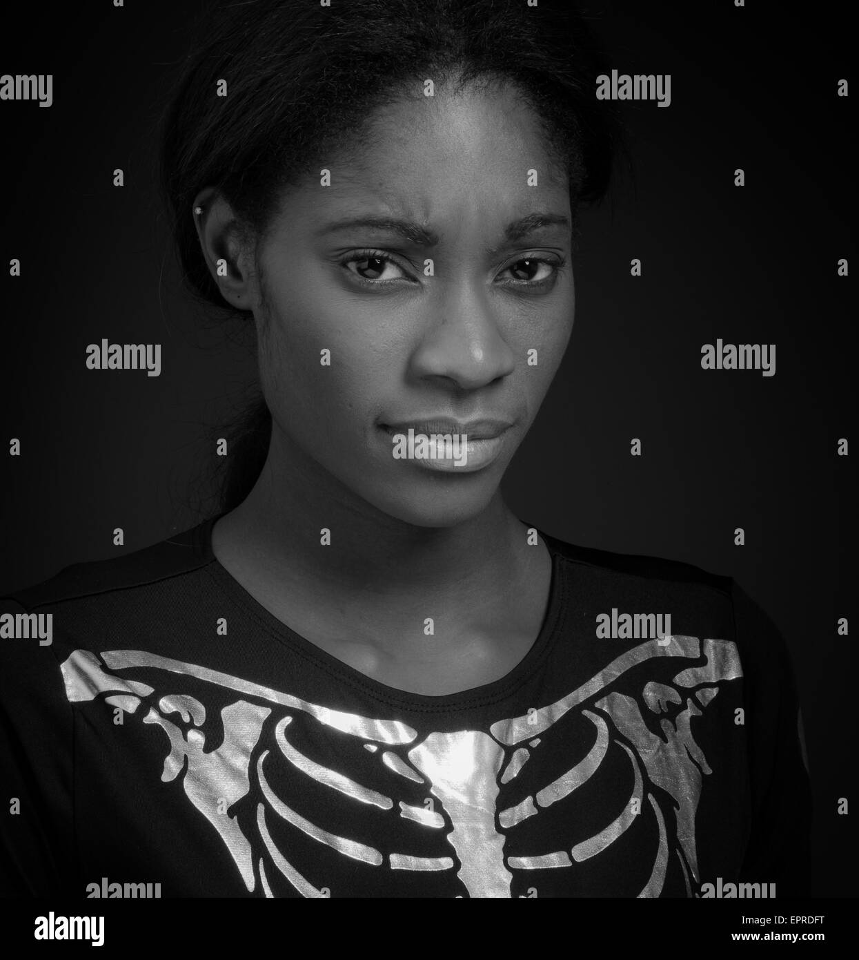 Model sadness upset worried Stock Photo - Alamy