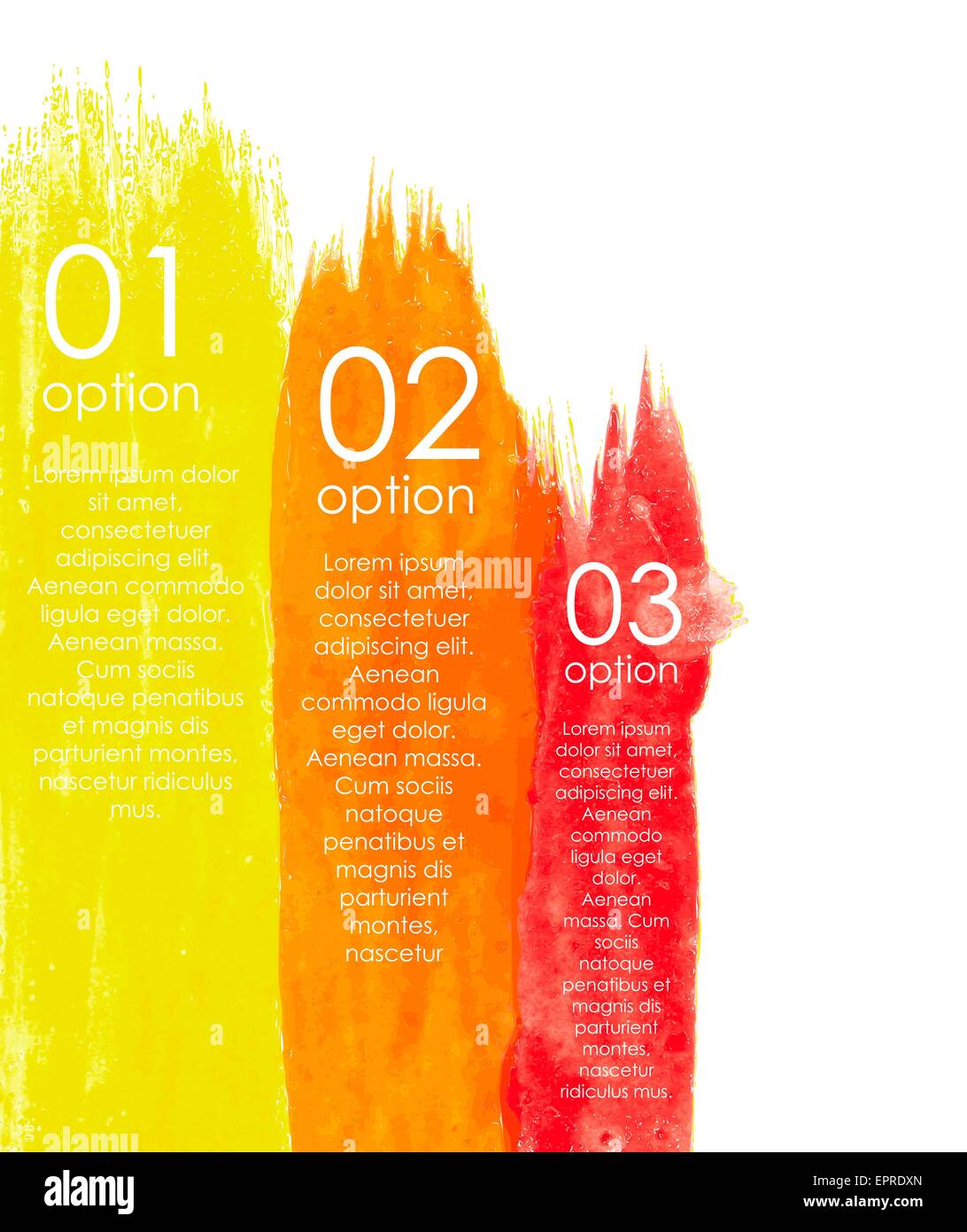Watercolor Infographic Templates for Business Vector Illustratio Stock ...
