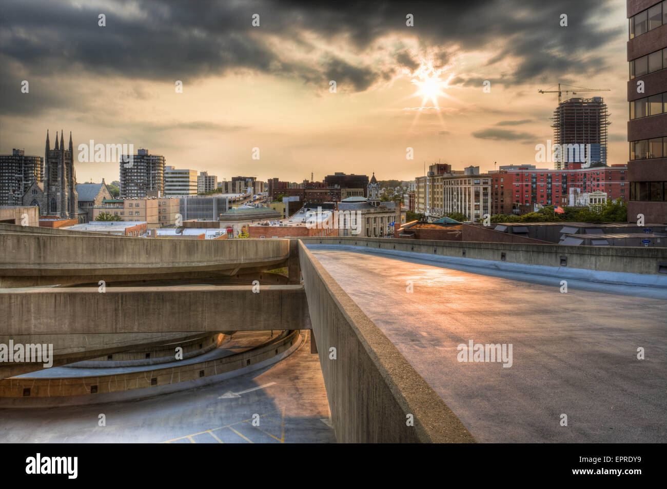 On ramp parking garage hi-res stock photography and images - Alamy
