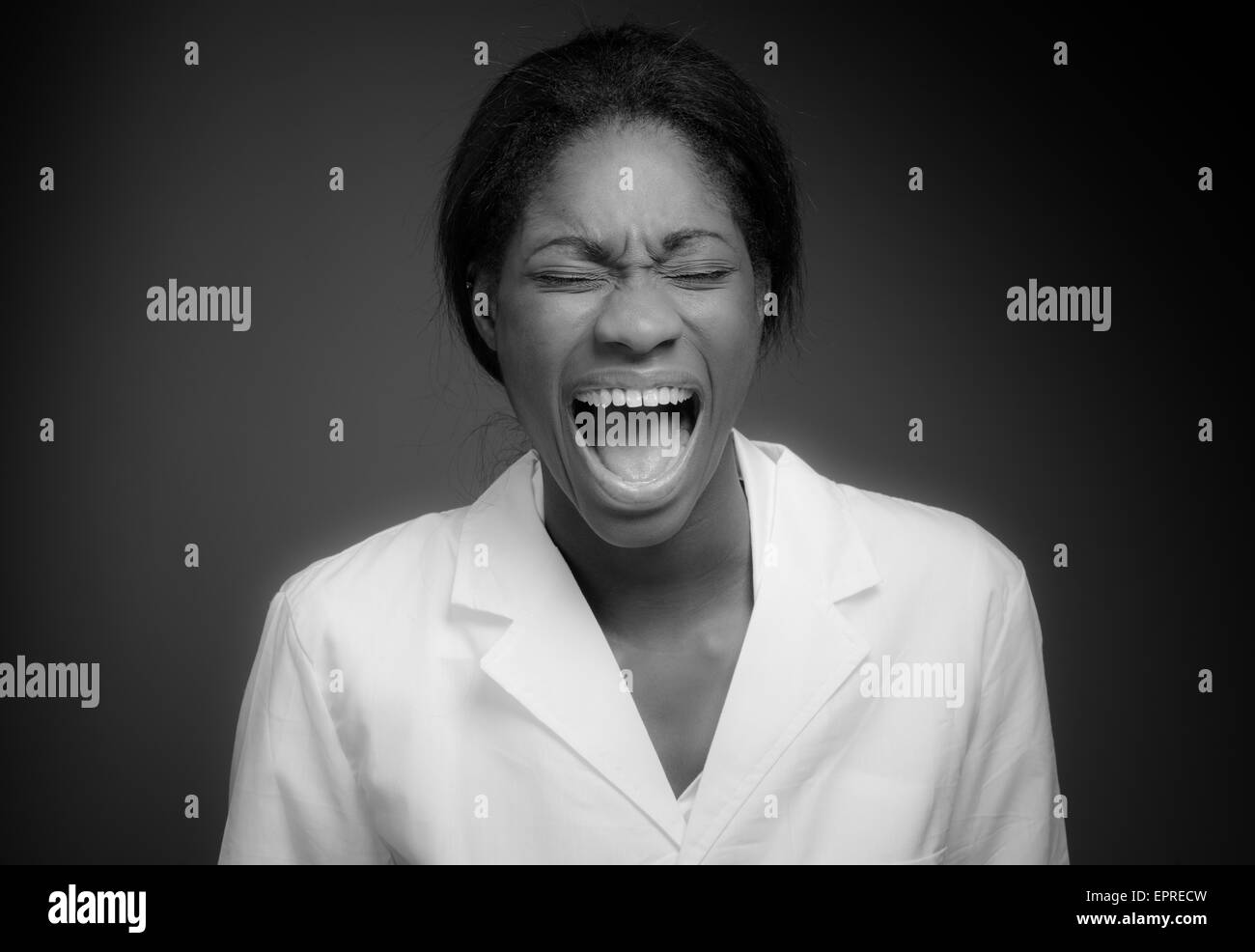 Screaming youth Black and White Stock Photos & Images - Alamy