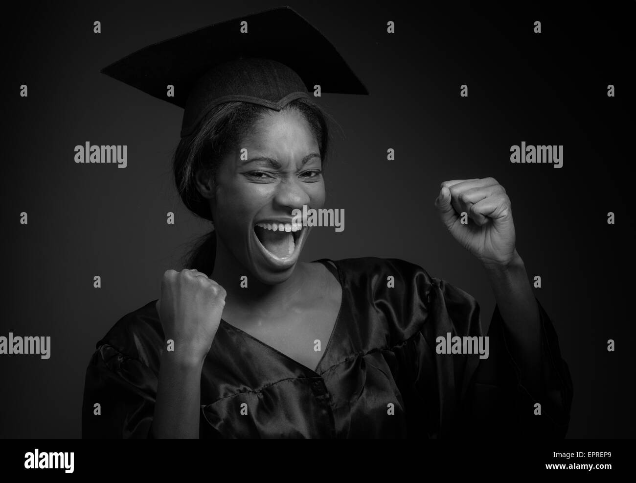 Model isolated cheerful Stock Photo - Alamy