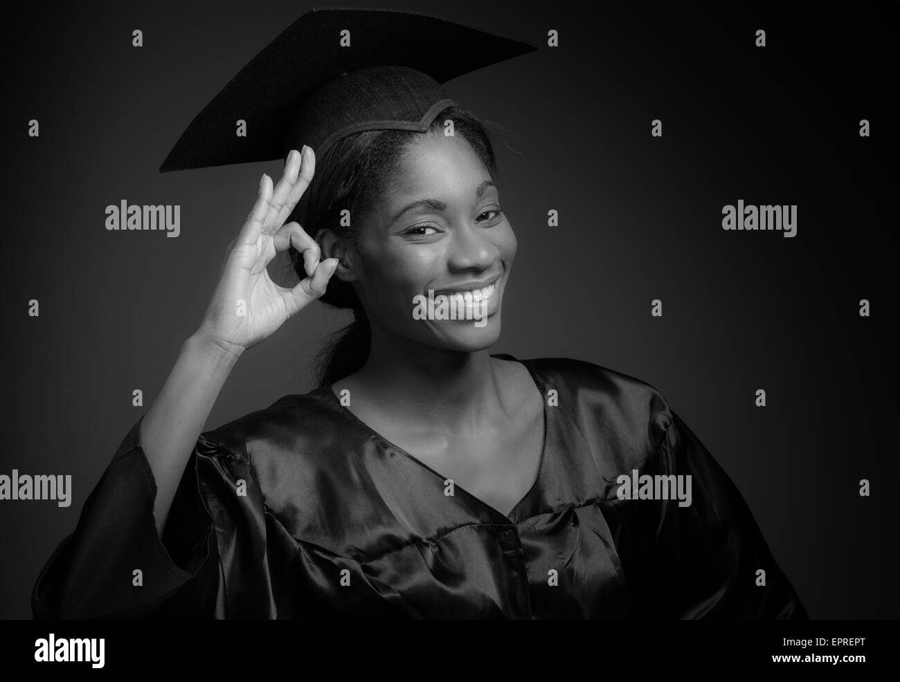 Model isolated ok sign Stock Photo - Alamy