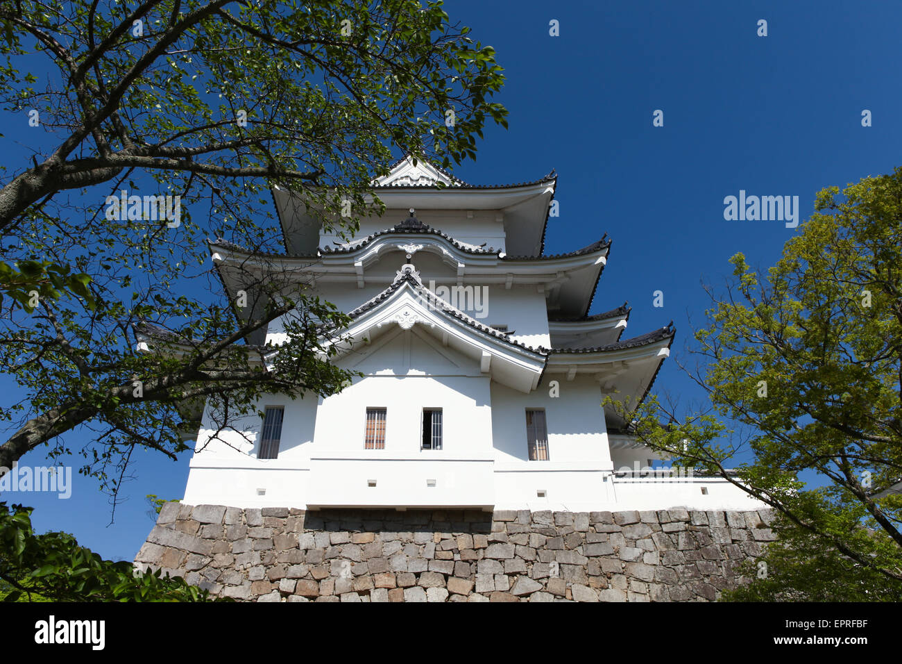 The original Ninja castle of Iga Ueno also known as "Hakuho" or White ...
