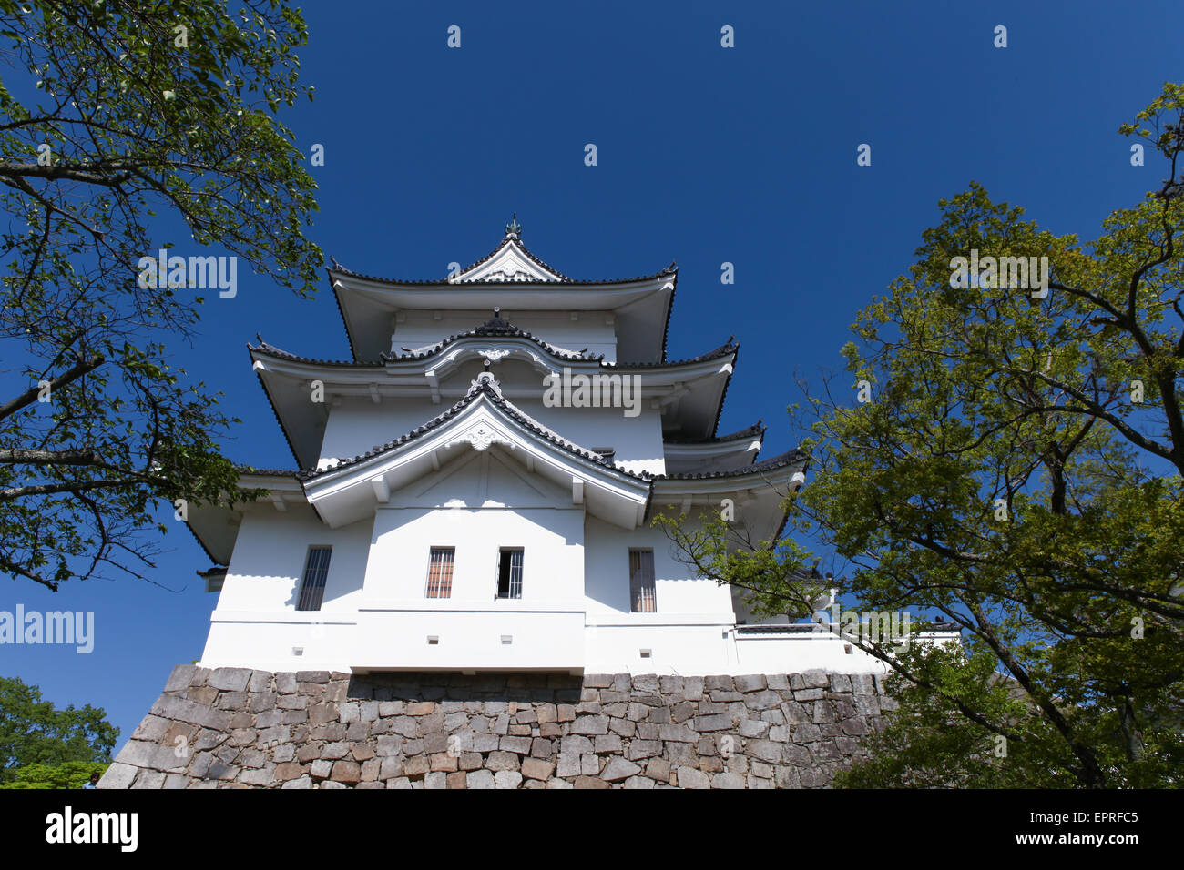 The original Ninja castle of Iga Ueno also known as "Hakuho" or White ...