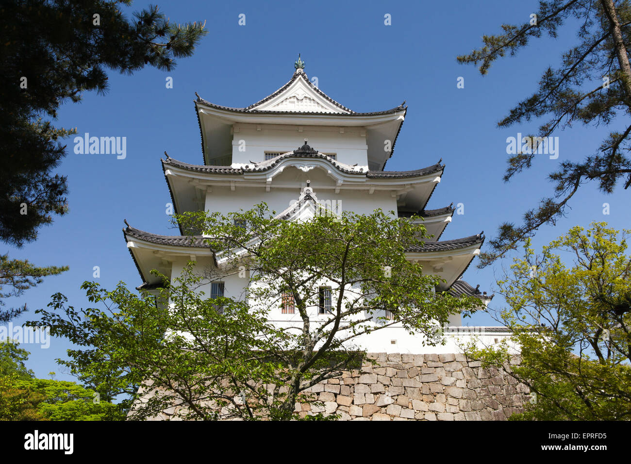 The original Ninja castle of Iga Ueno also known as "Hakuho" or White ...