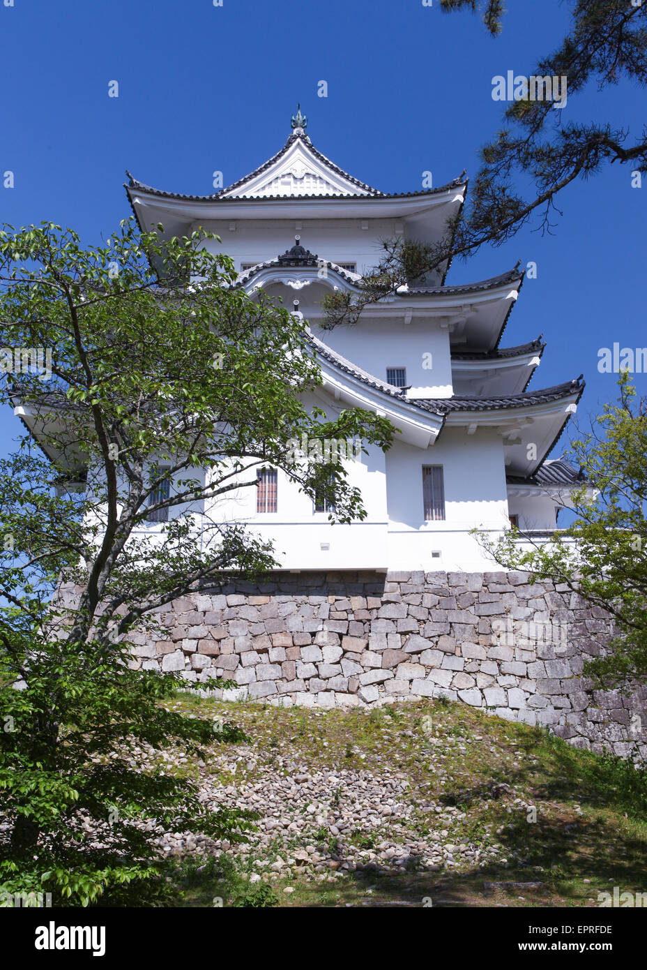 The original Ninja castle of Iga Ueno also known as "Hakuho" or White ...