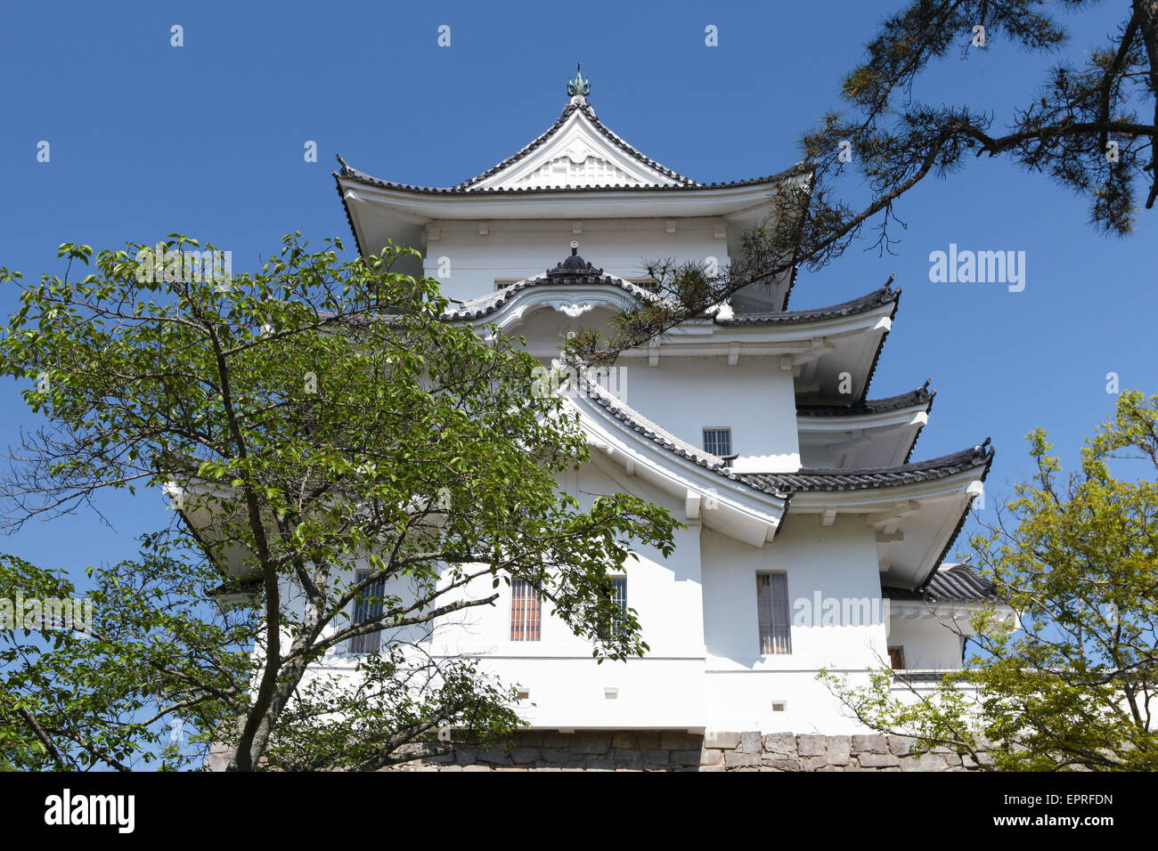The original Ninja castle of Iga Ueno also known as "Hakuho" or White ...