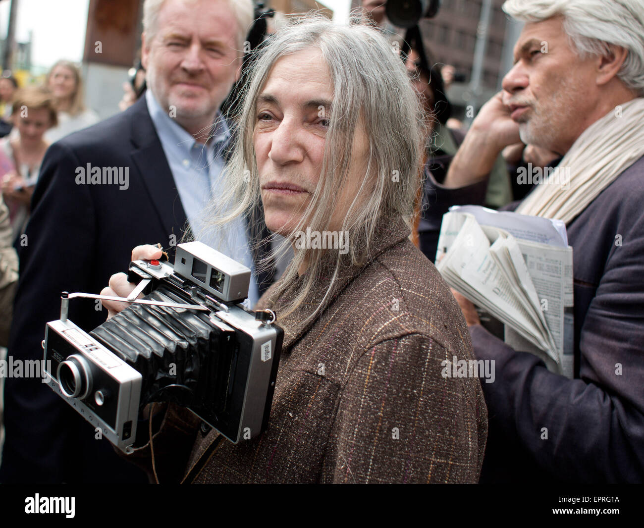 Berlin, Germany. 21st May, 2015. Bill Shipsey (L-R), founder of 'Art ...