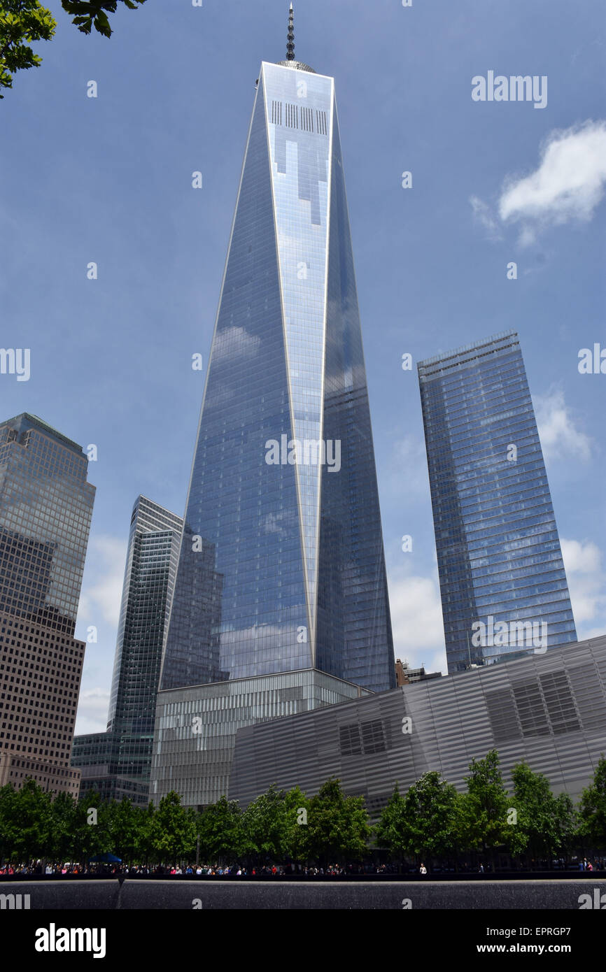A view of One World Trade Center in New York, NY, USA, 20 May 2015. The ...