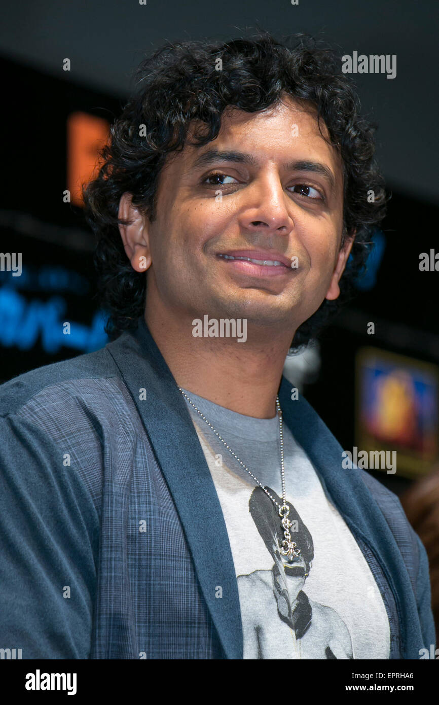 Tokyo, Japan. 21st May, 2015. Director M. Night Shyamalan attends the ...