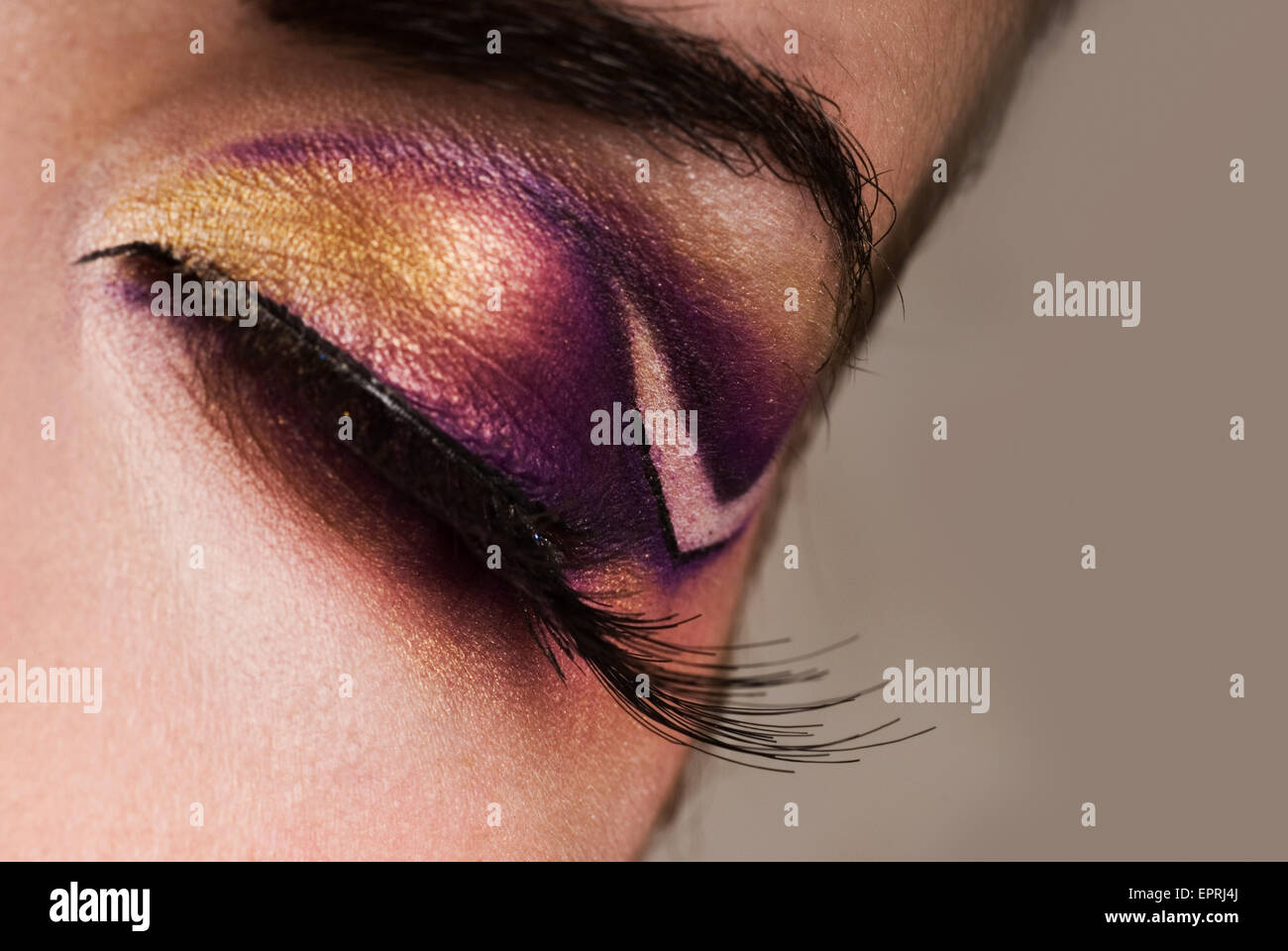 Creative eye paint Stock Photo - Alamy