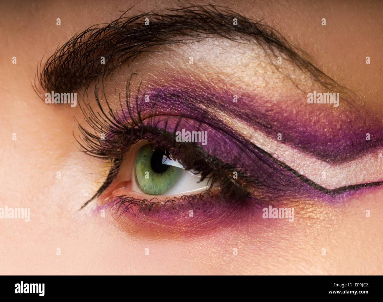 Creative eye paint Stock Photo - Alamy