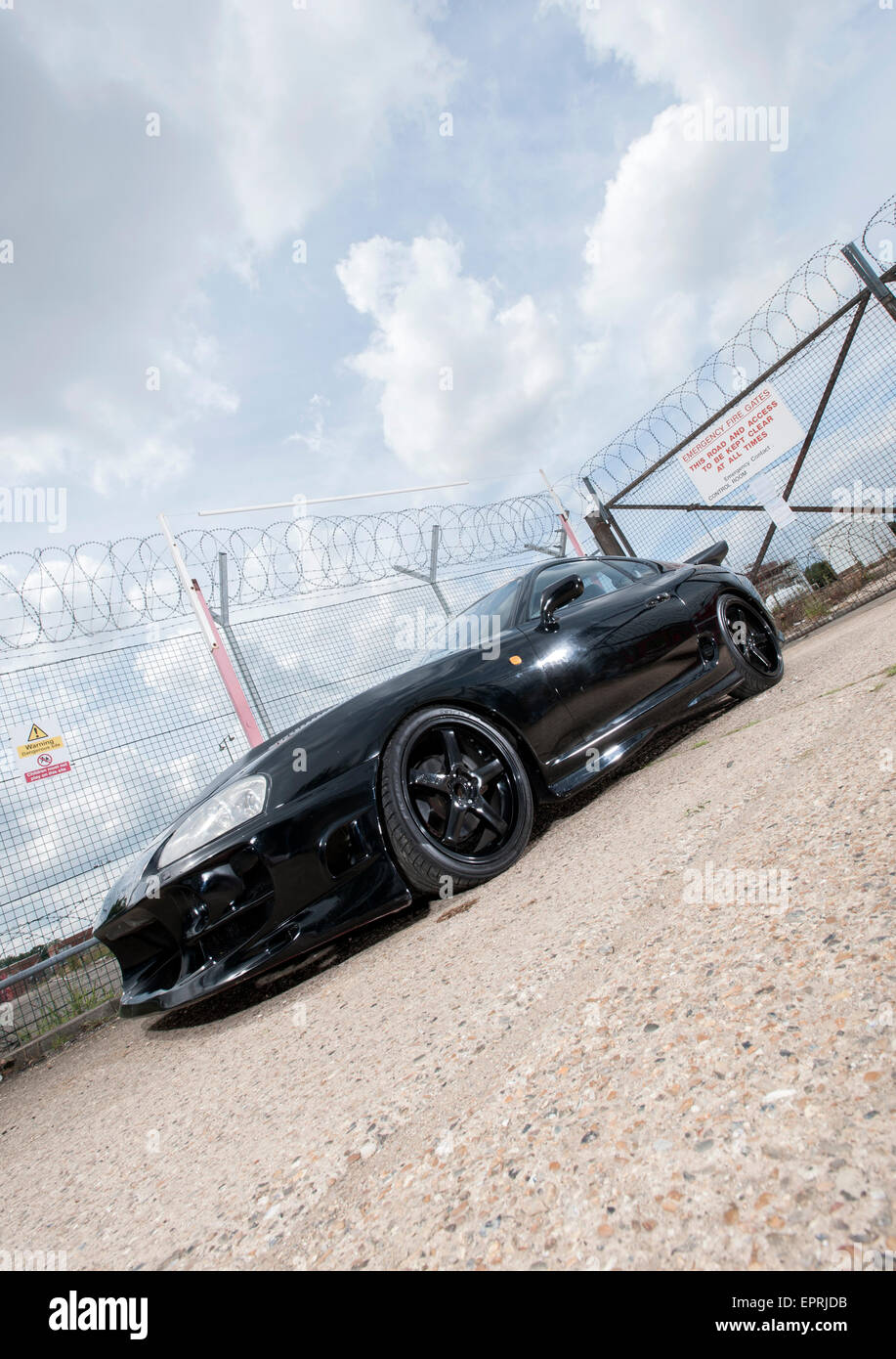 modified 1993 Toyota Supra Mk IV A80 shape Japanese sports car Stock ...