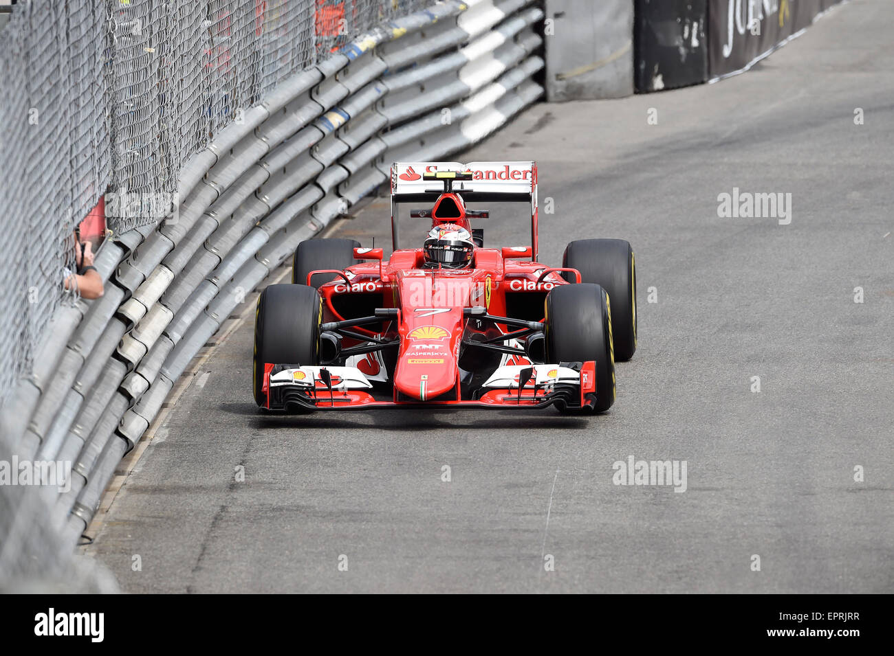 Monte Carlo, Monaco. 21st May, 2015. Kimi Raikkoenen, Scuderia Ferrari ...