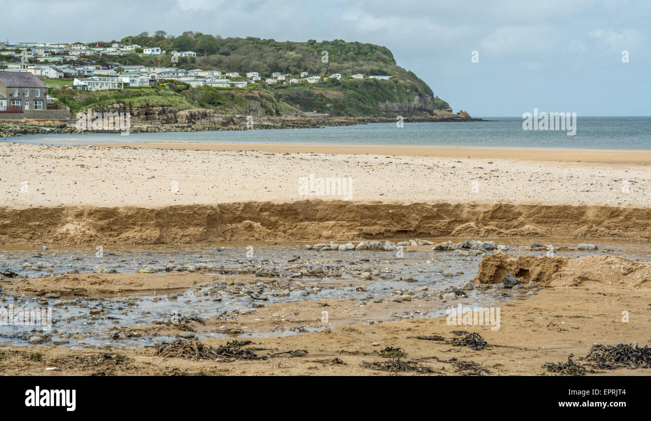 View of Benllech Bay, Anglesey, North Wales, UK Stock Photo - Alamy