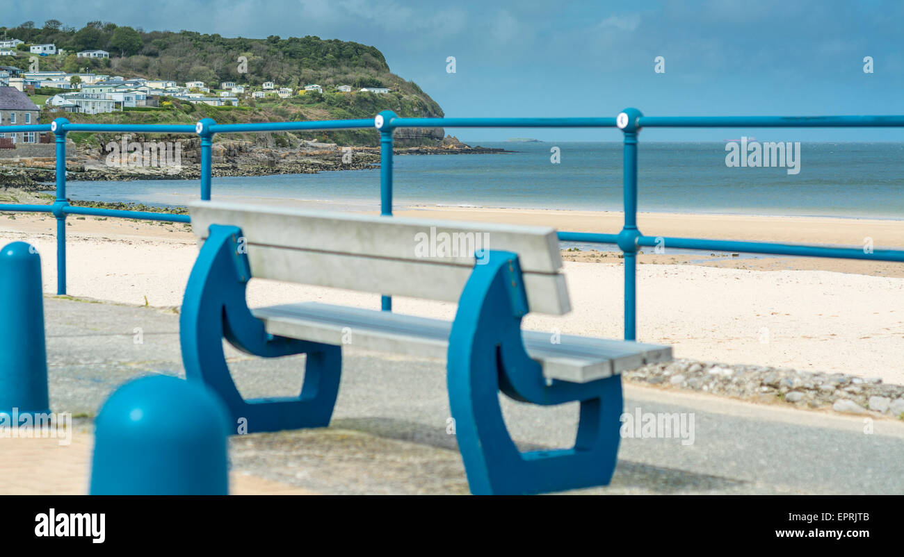 View of Benllech Bay, Anglesey, North Wales, UK Stock Photo - Alamy
