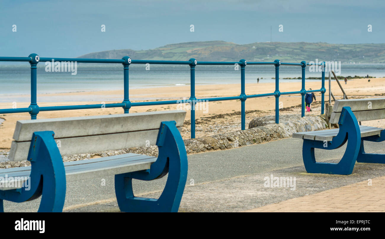 View of Benllech Bay, Anglesey, North Wales, UK Stock Photo - Alamy