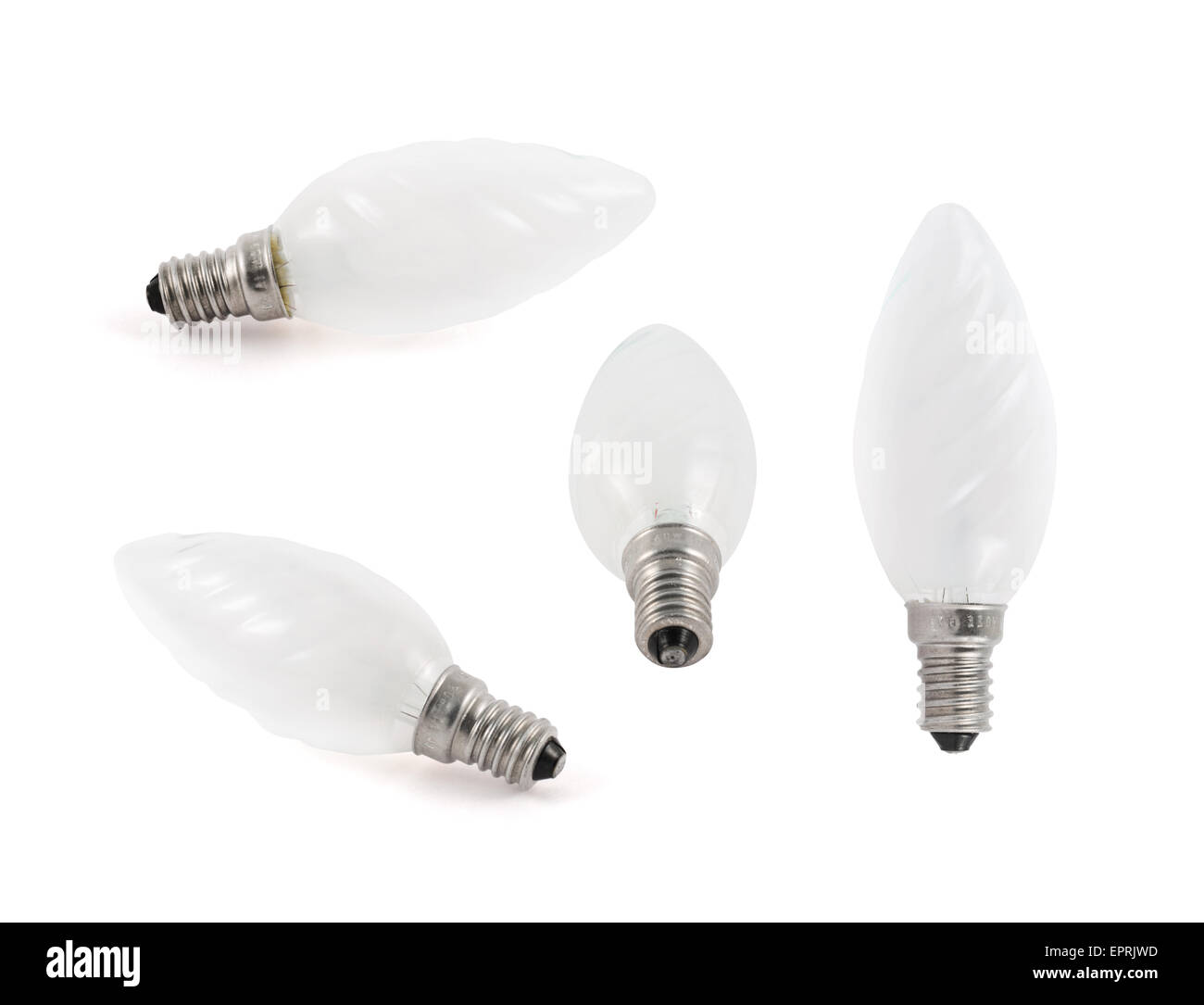 Incandescent light bulb isolated Stock Photo - Alamy