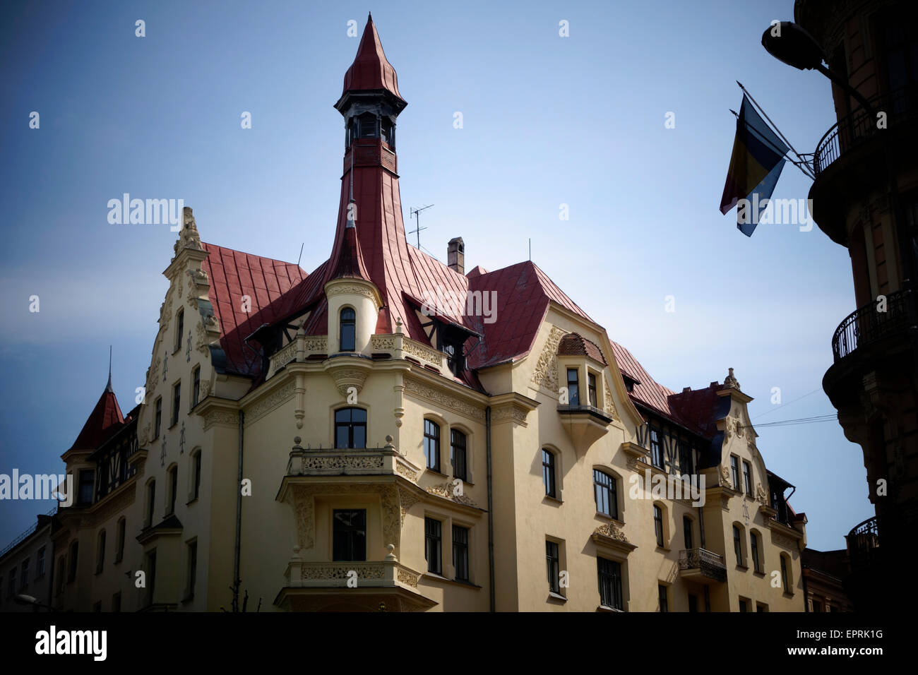 Albert street riga hi-res stock photography and images - Alamy