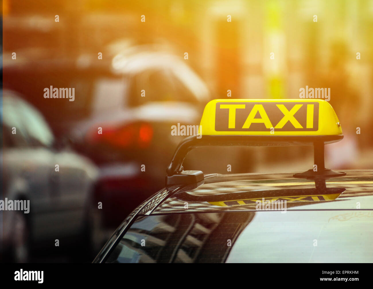 Taxi door sign hi-res stock photography and images - Alamy