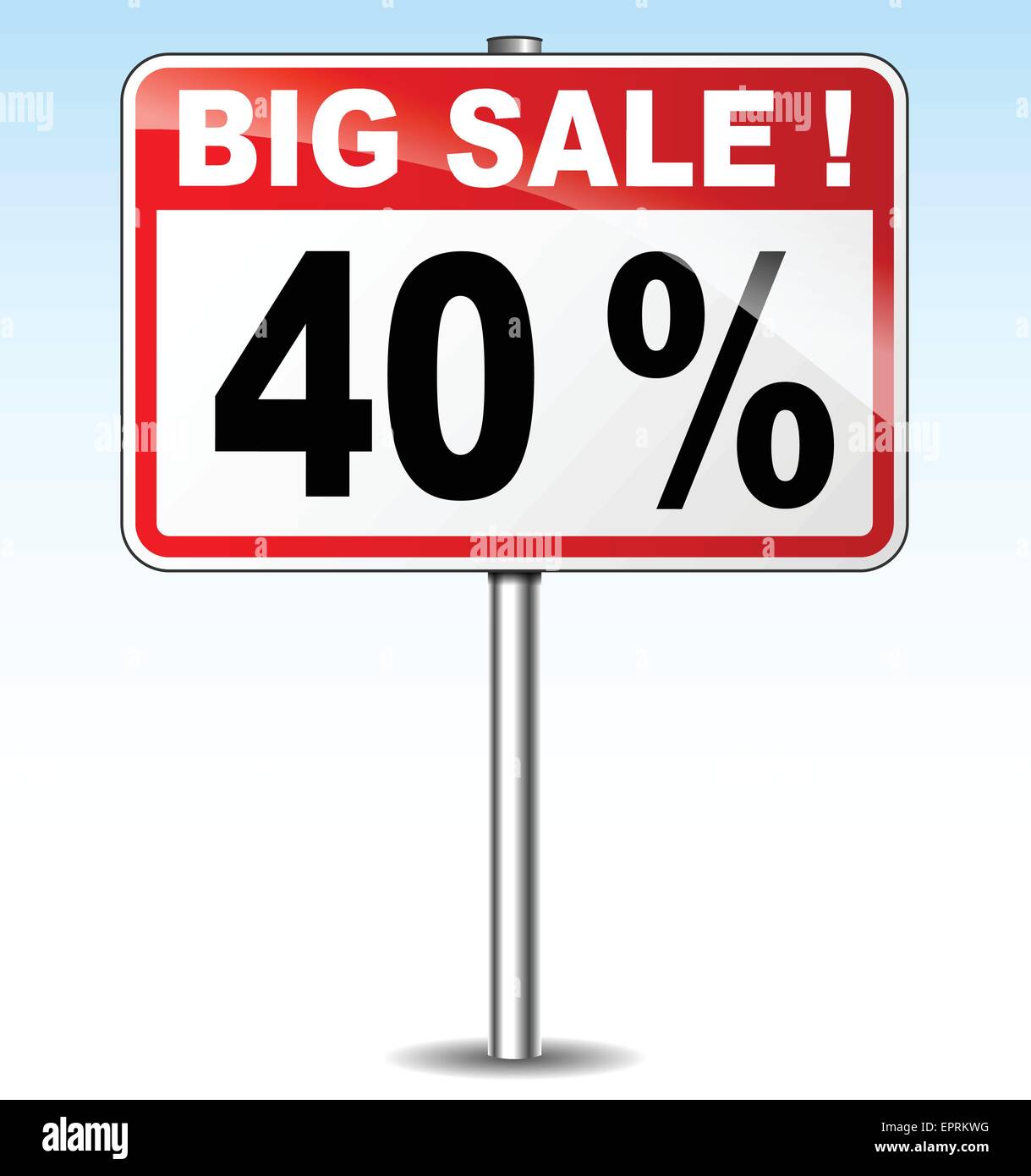 40 percent discount icon symbol Stock Vector Images - Alamy