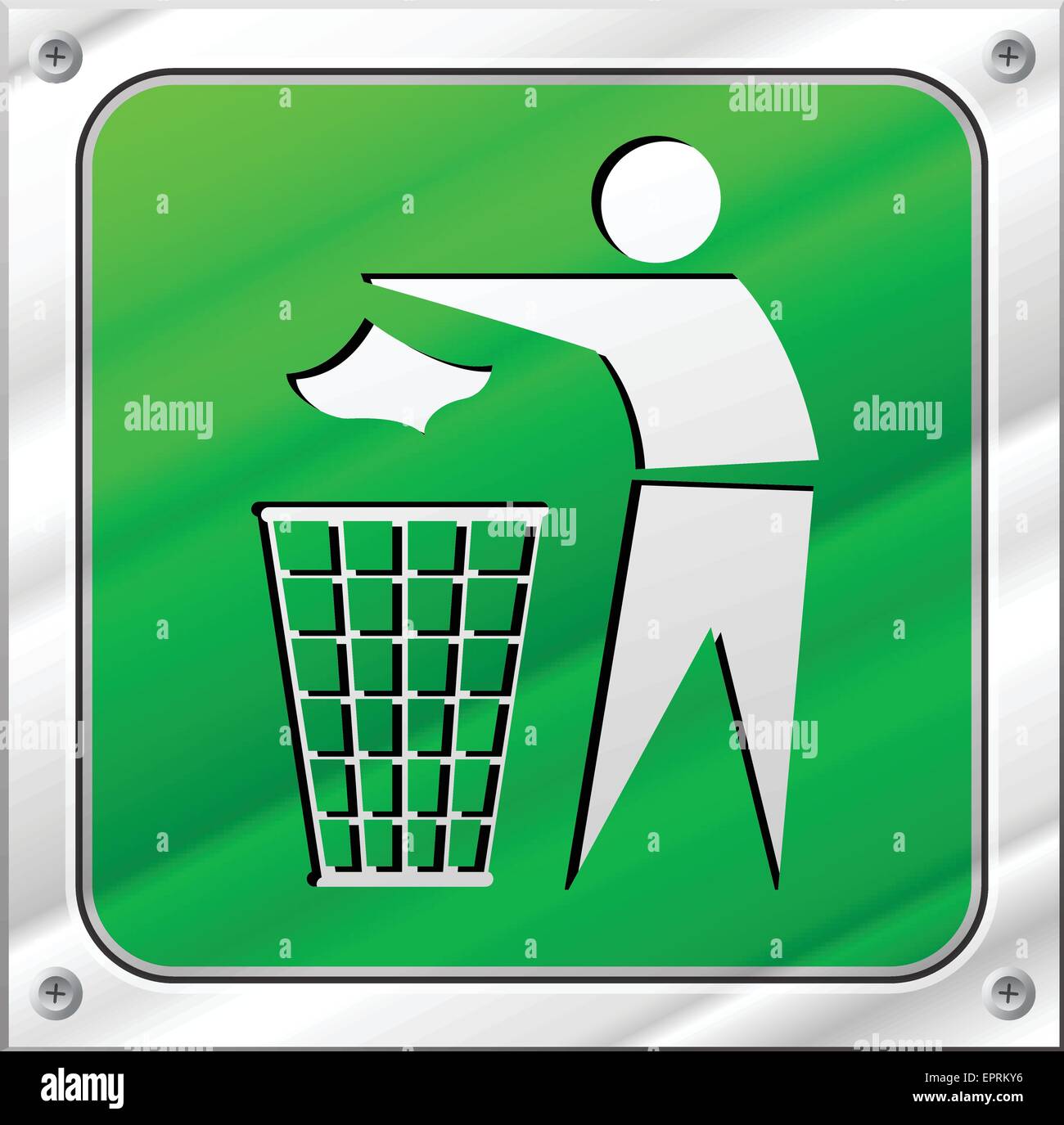 Green waste recycling Stock Vector Images - Alamy