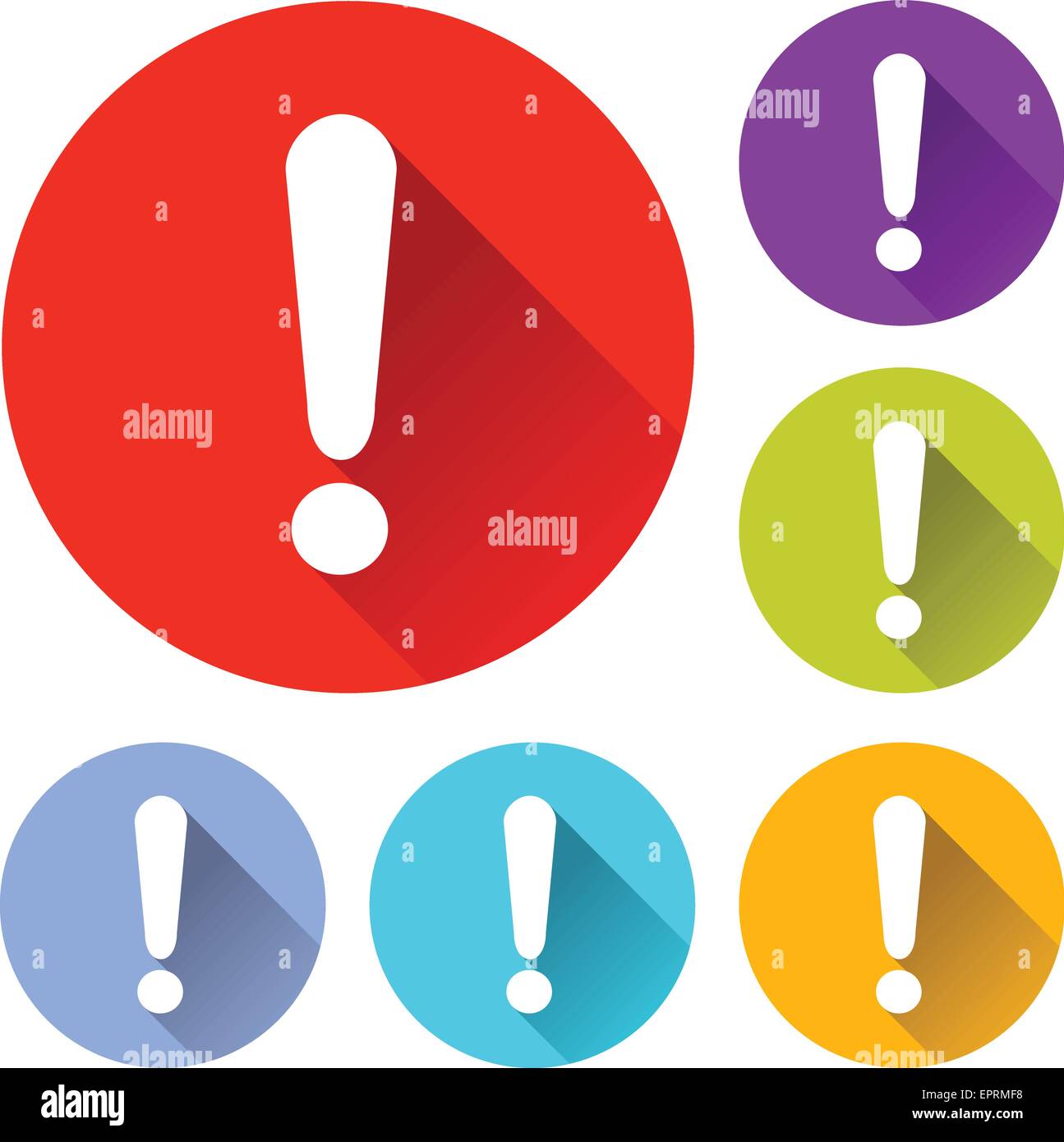 Warning icons Stock Vector Images - Alamy
