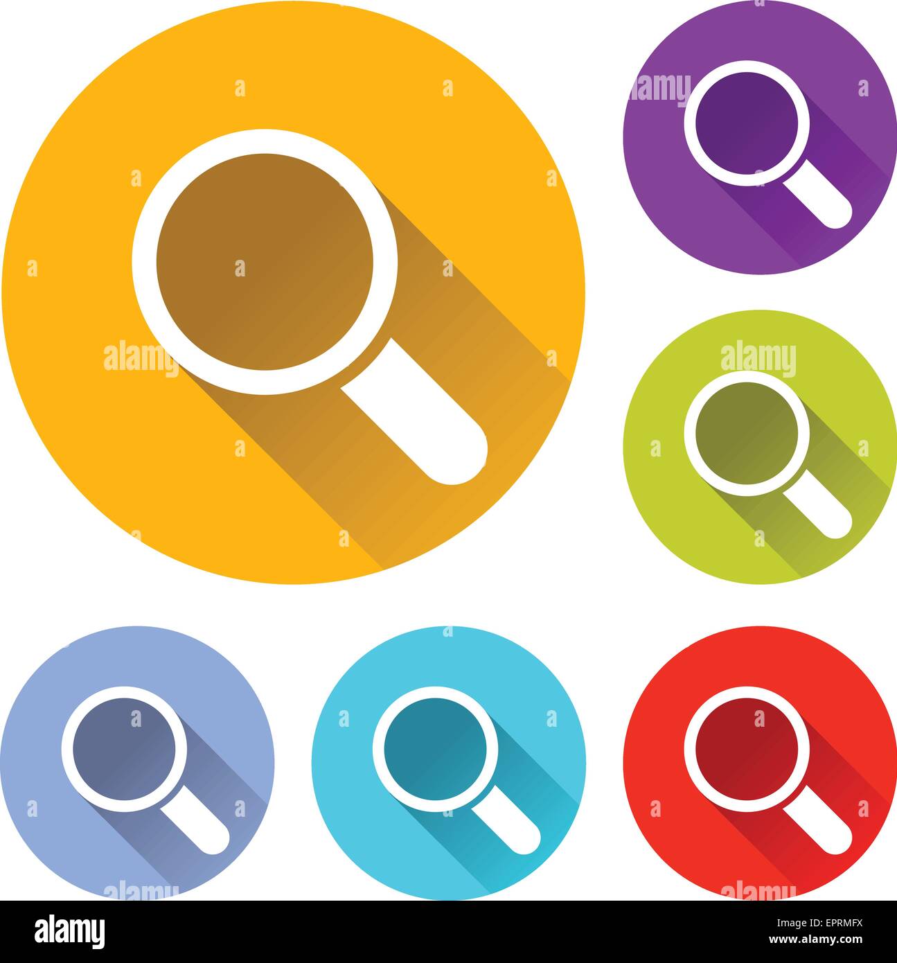 Magnifying glass vector vectors hi-res stock photography and images - Alamy