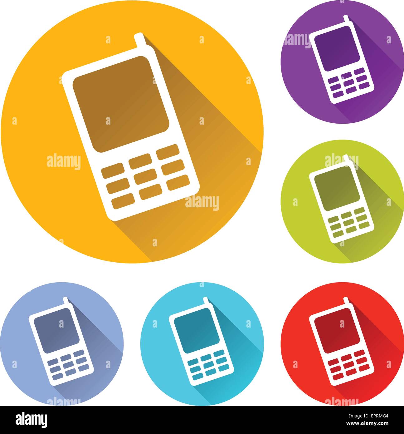 Smart phone vectors Stock Vector Images - Alamy