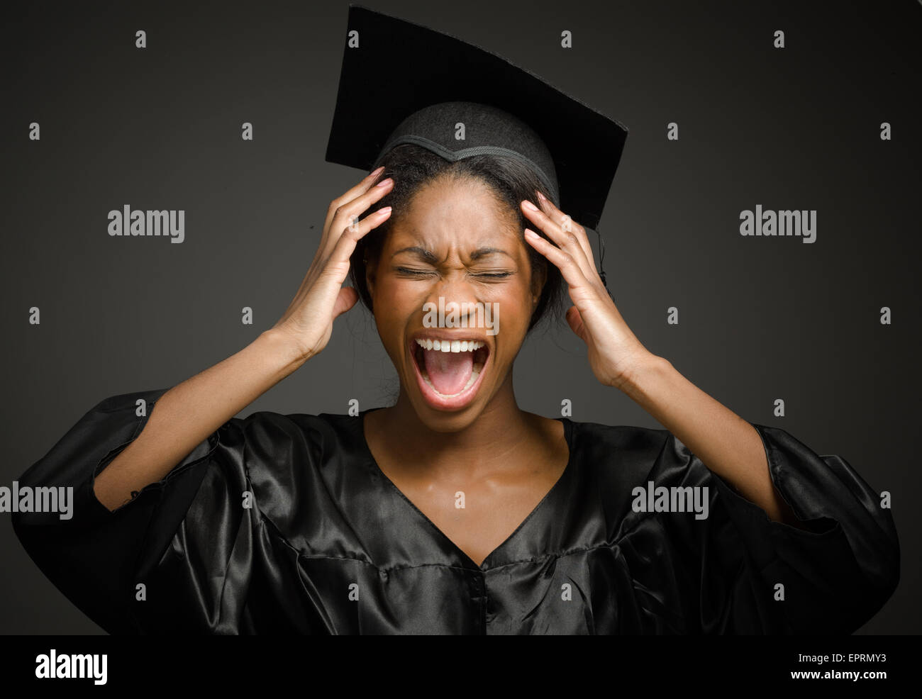 Model isolated on plain background in studio Stock Photo - Alamy