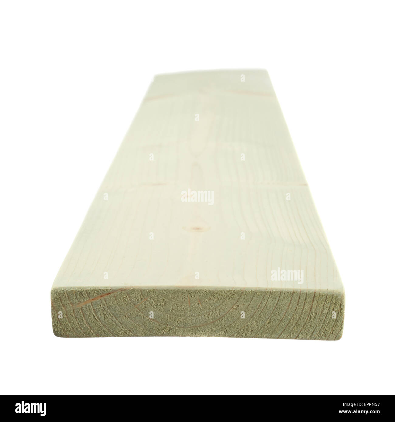 Painted pine wood board isolated Stock Photo - Alamy