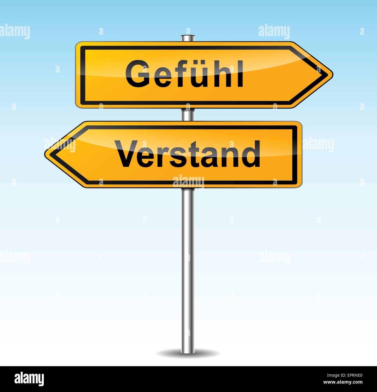 German road signs hi-res stock photography and images - Alamy
