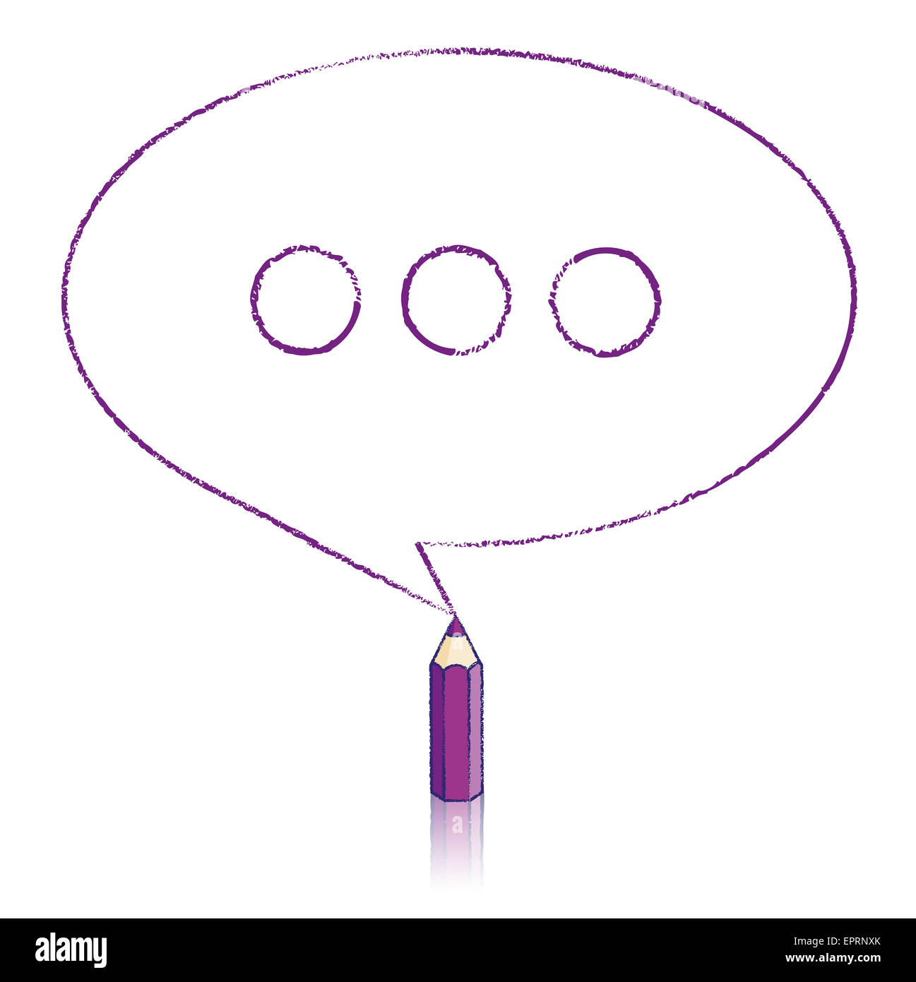 Ellipsis drawing hi-res stock photography and images - Alamy