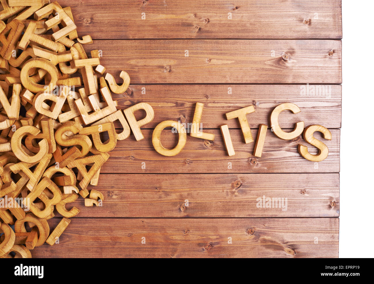 Word politics made with wooden letters Stock Photo - Alamy