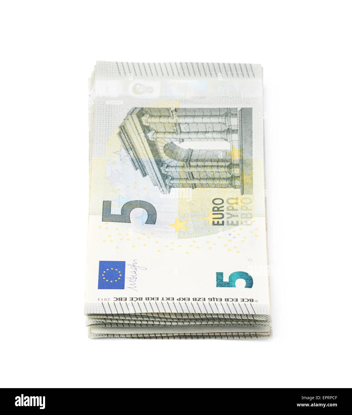 Five euro stack Cut Out Stock Images & Pictures - Alamy