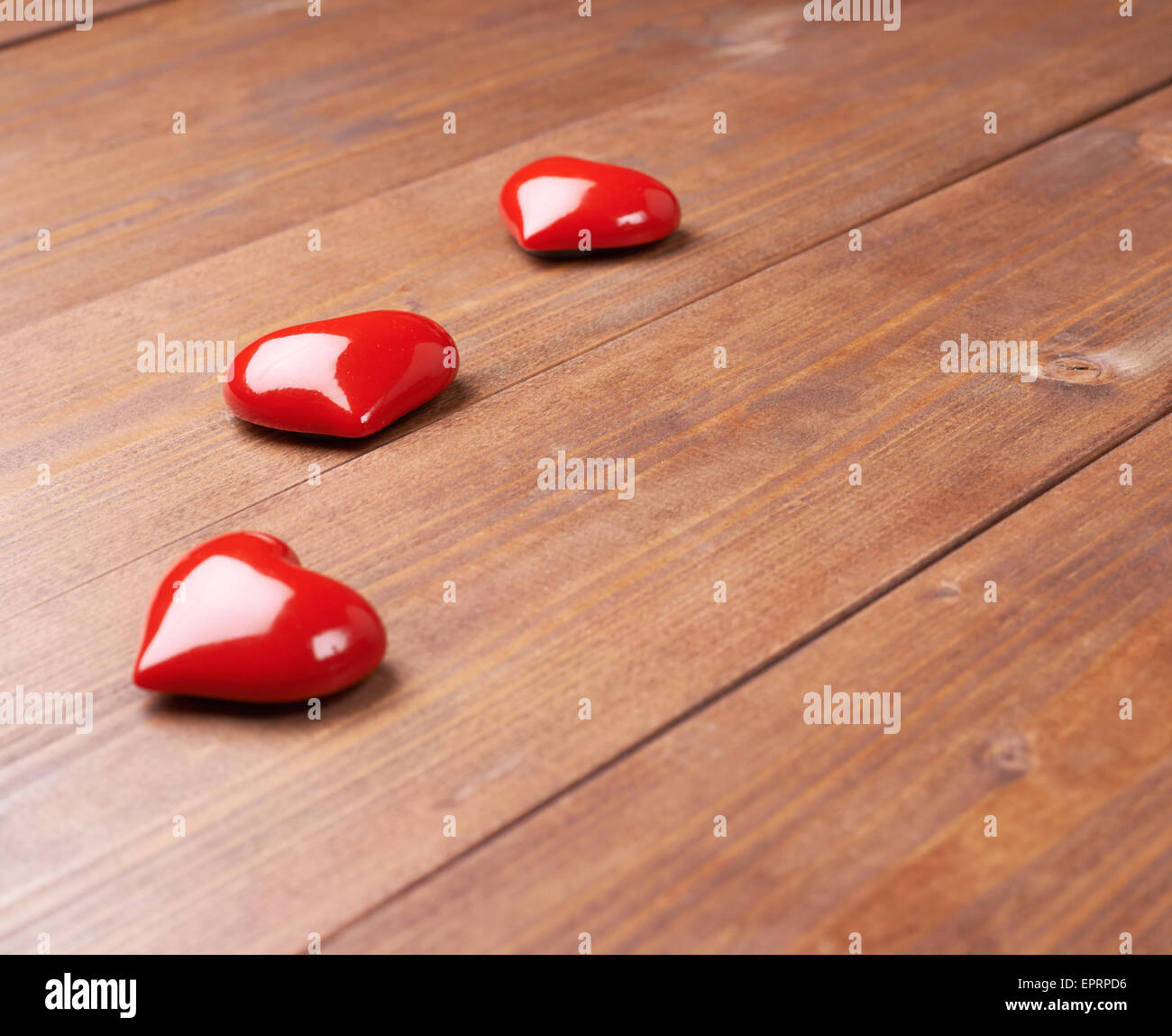Composition of three hearts Stock Photo - Alamy