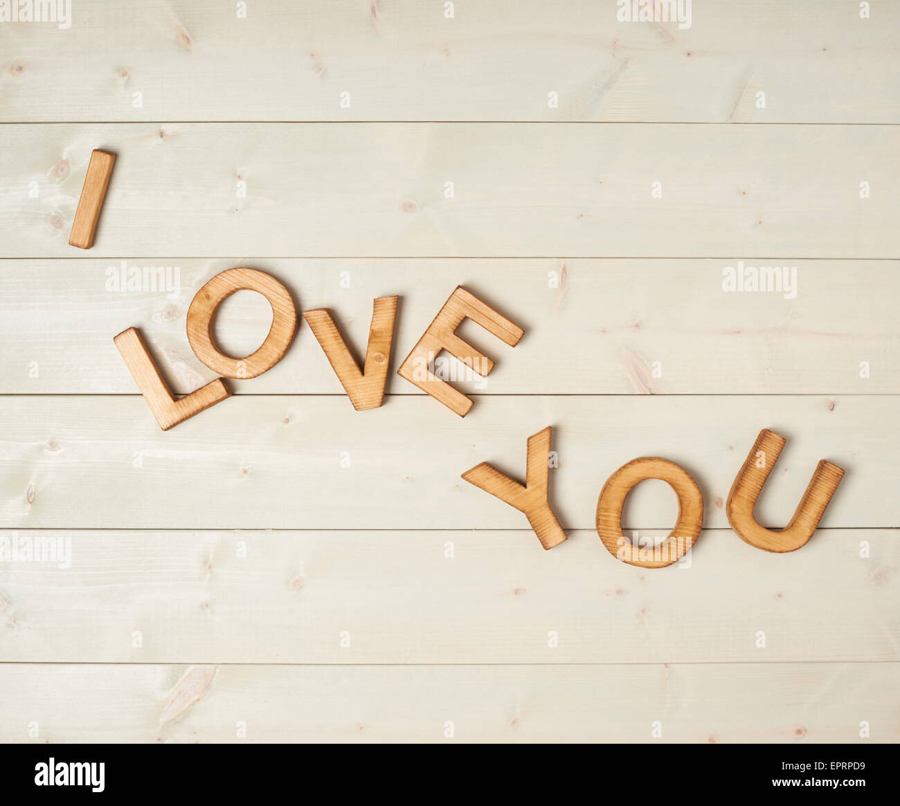 I love you composition Stock Photo - Alamy