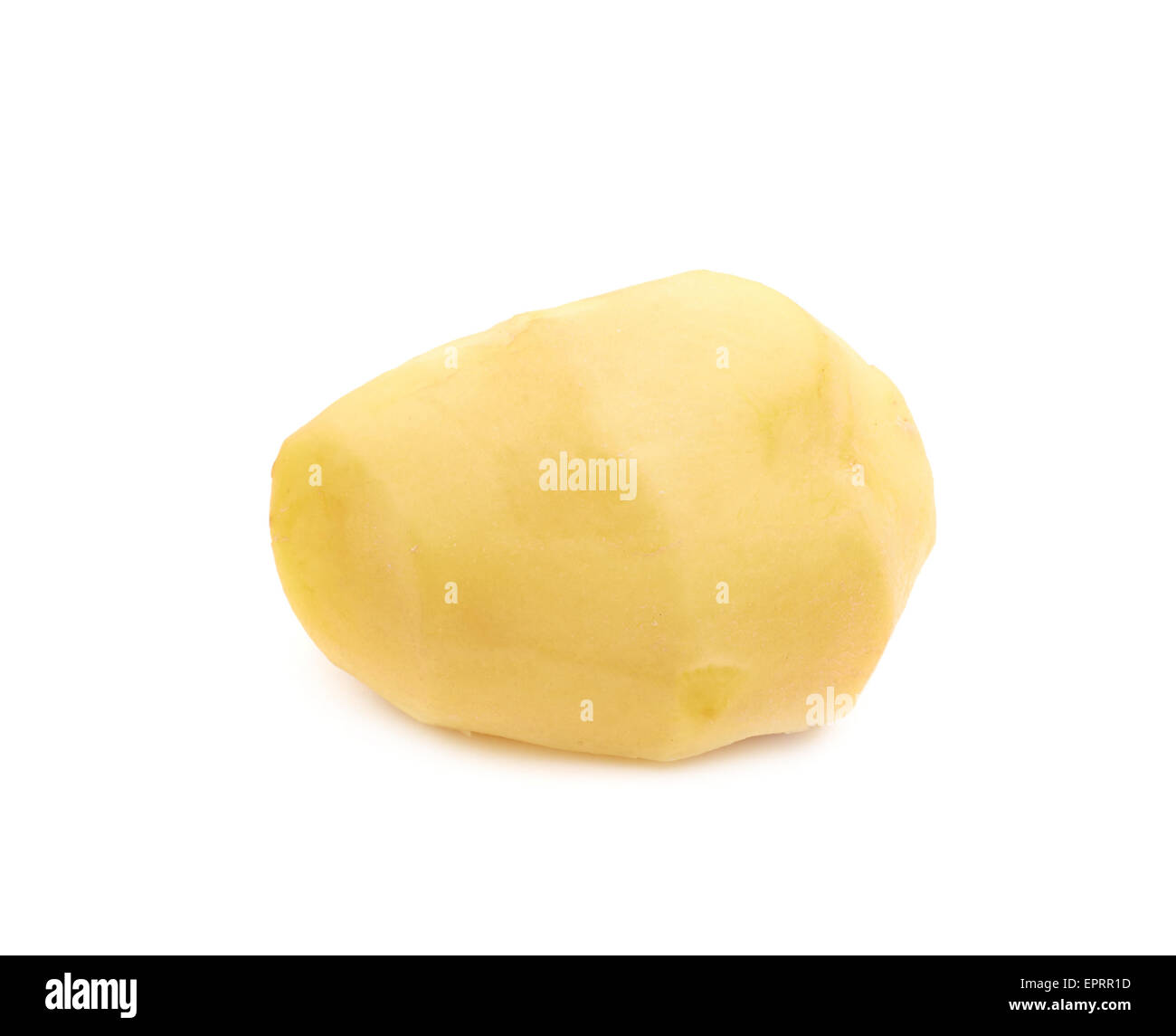 Peeled clean potato isolated Stock Photo - Alamy